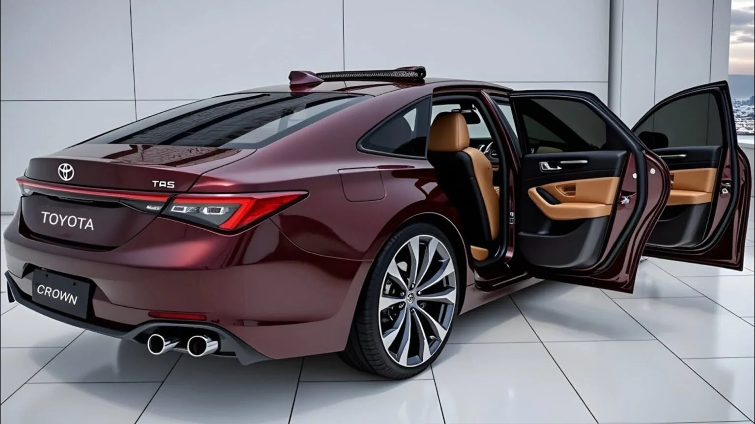 Toyota Crown 2026 Revealed: 340 HP Hybrid Power, Executive Luxury ...